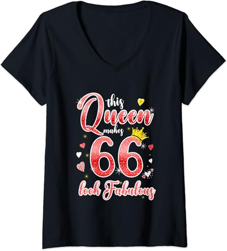 Amazon Womens This Queen Makes 66 Look Fabulous 66th Birthday Gift amazon-womens-this-queen-makes-66-look-fabulous-66th-birthday-gift
